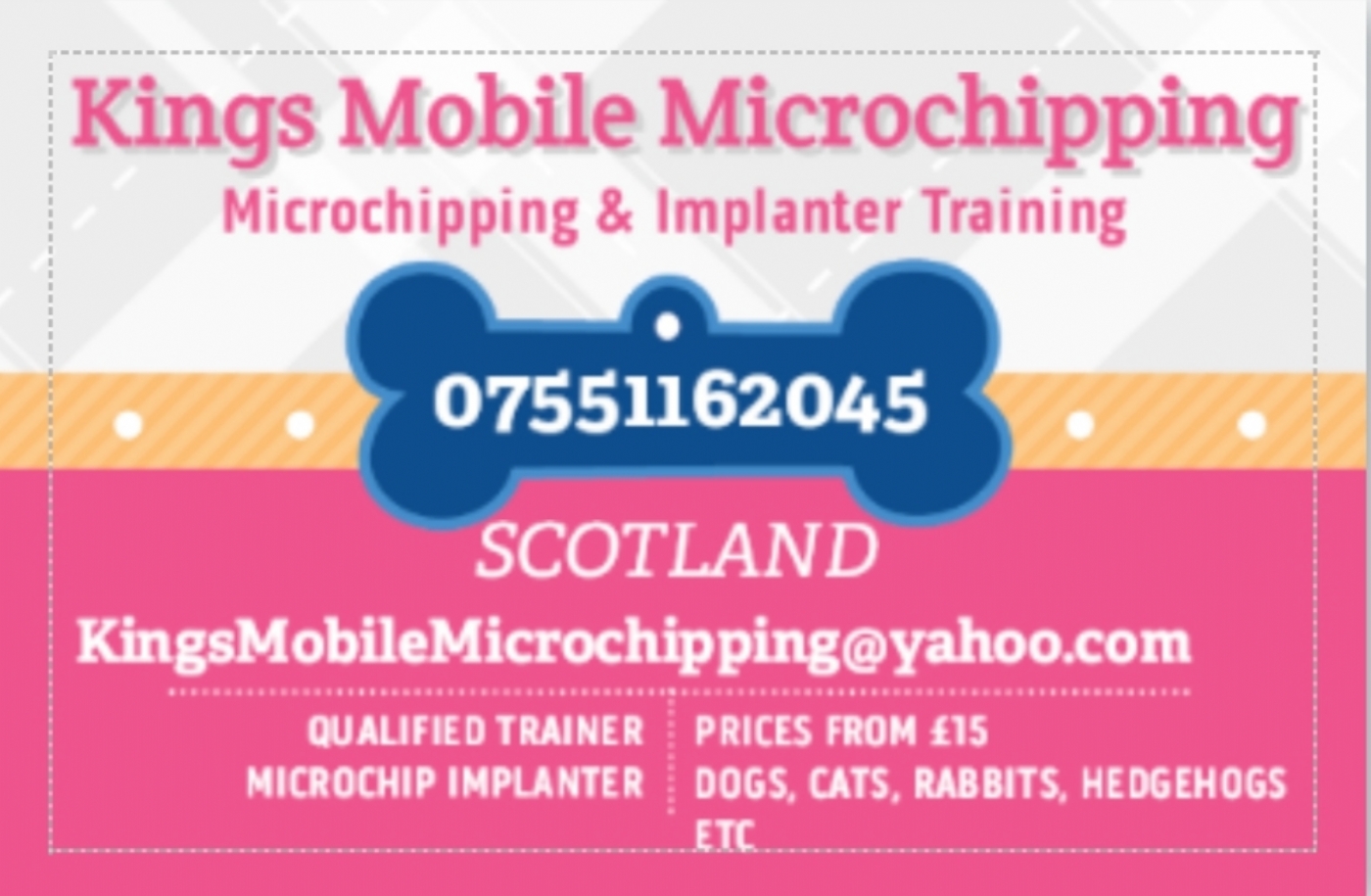 PeddyMark | Sam King pet microchip implanter in Scotland.